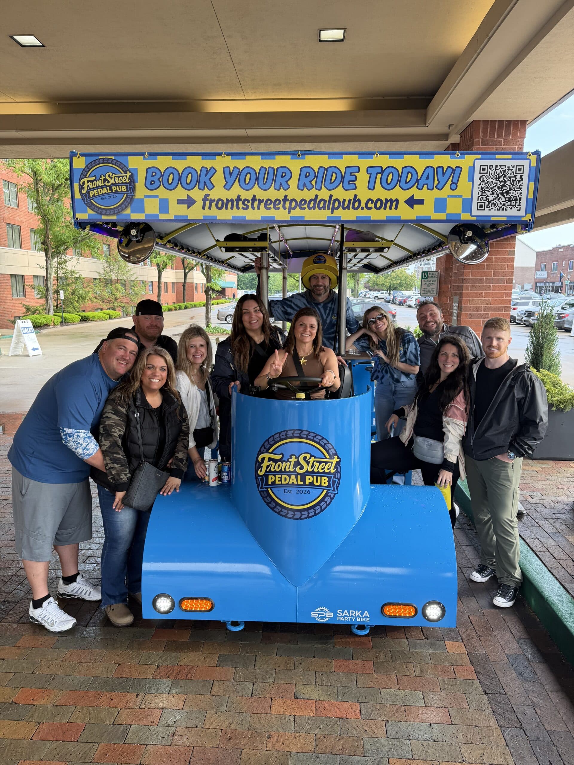 Front Street Pedal Pub - Get ready to roll, Cuyahoga Falls!